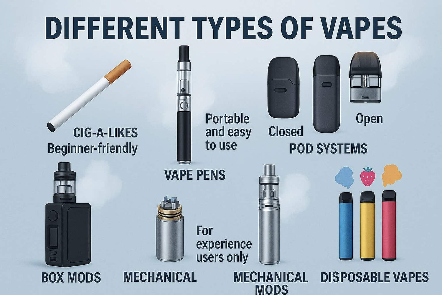 What Are the Different Types of Vapes? – Dubai Vape Smoke