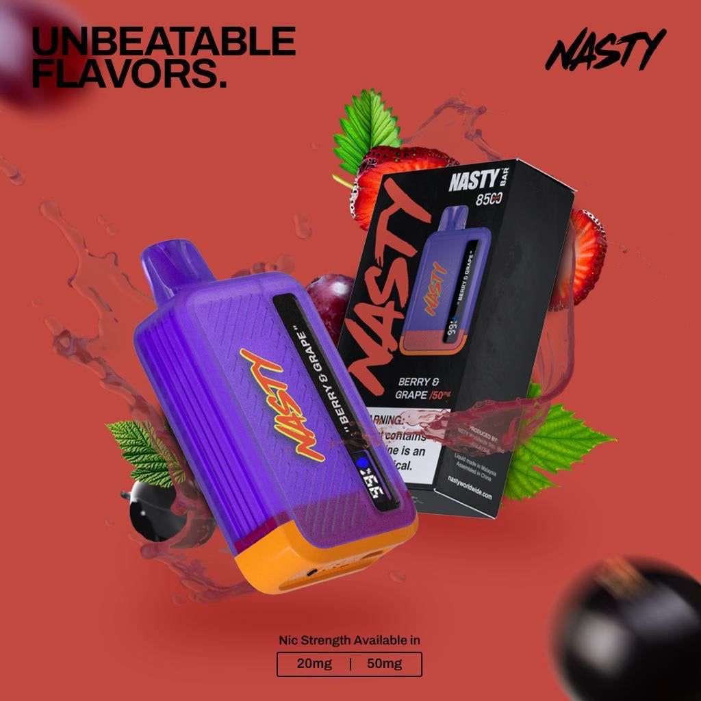 Nasty bar 8500 puffs disposable vape – Dubai Vape Smoke